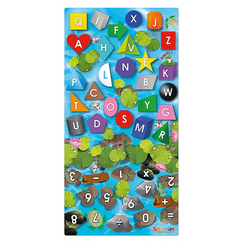 Educational game carpet set Nimbly