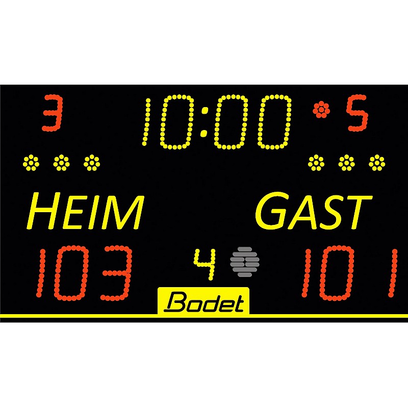Scoreboard 8015, Bodet, incl. Scorepad control panel