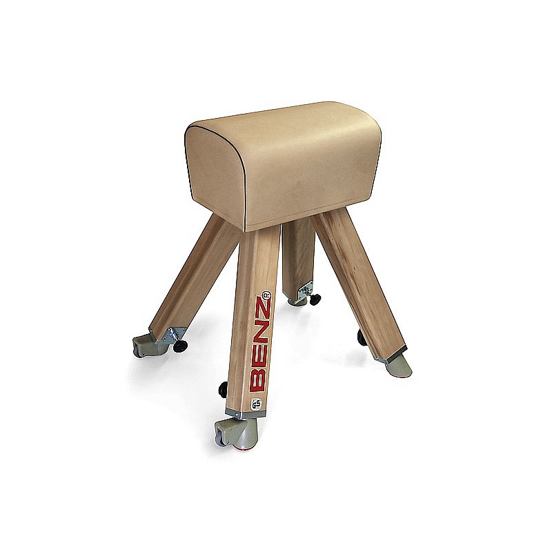 BENZ vaulting buck with wooden feets Height 90 - 130 cm